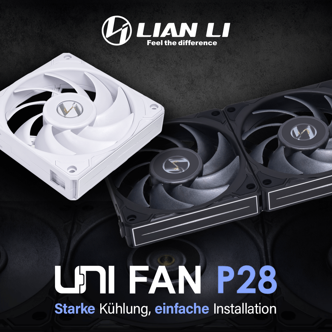 Lian Li P28 UNI FAN Lüfter: Kraftvoll und vielseitig